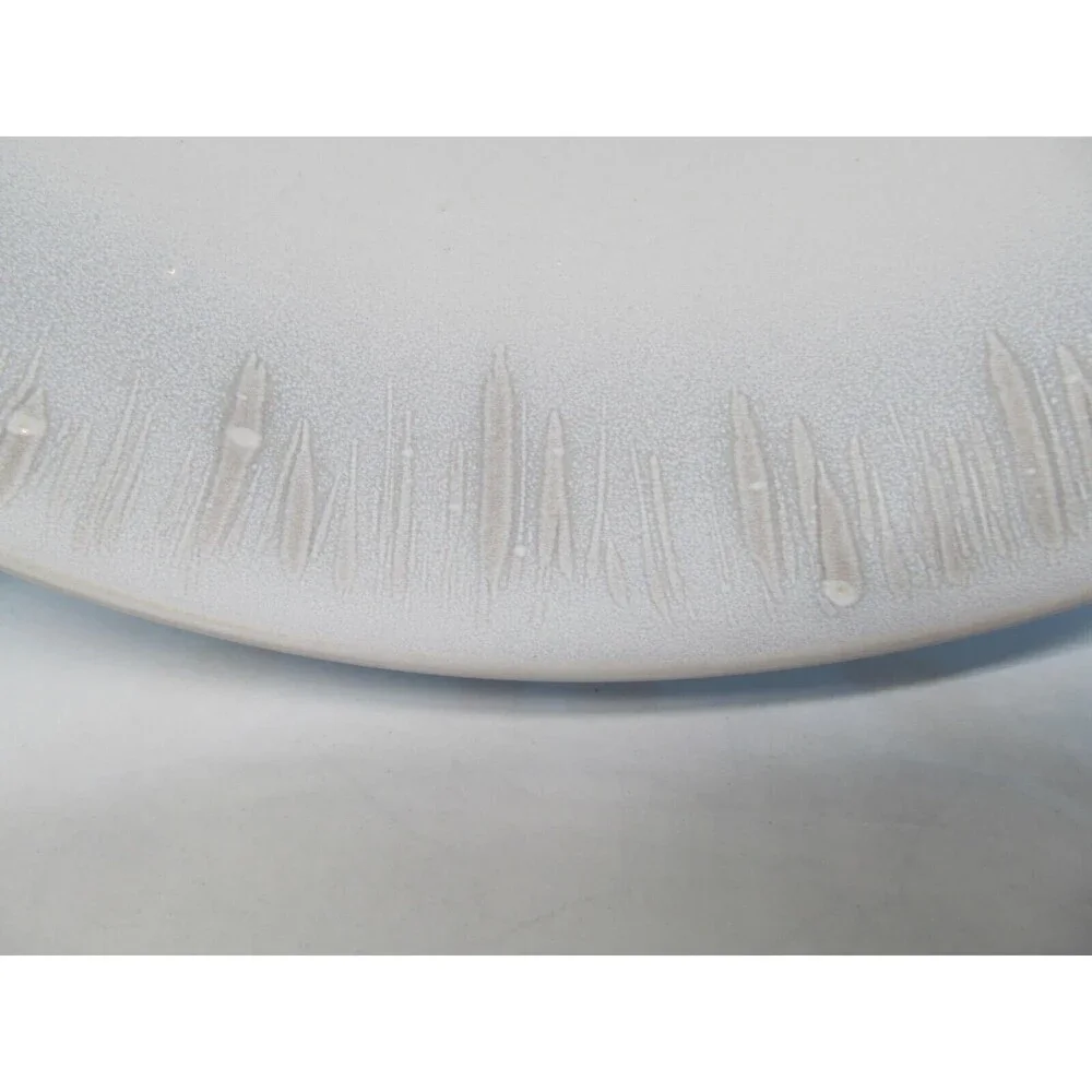 Mikasa | Dining | Mikasa Logan Grey Stoneware Set Of 2 Grey On White 34 ...